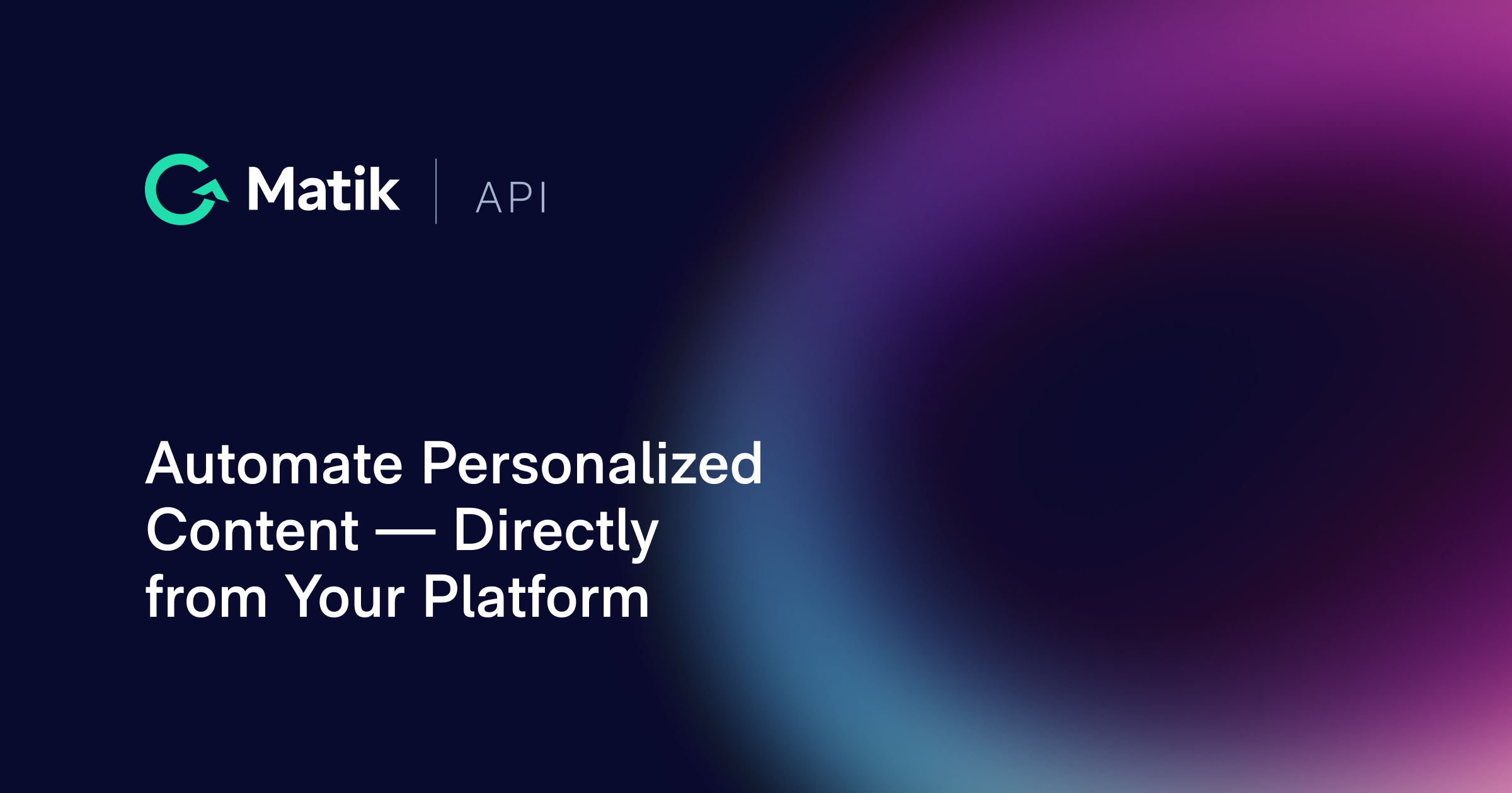 Matik API Documentation | Matik API Documentation